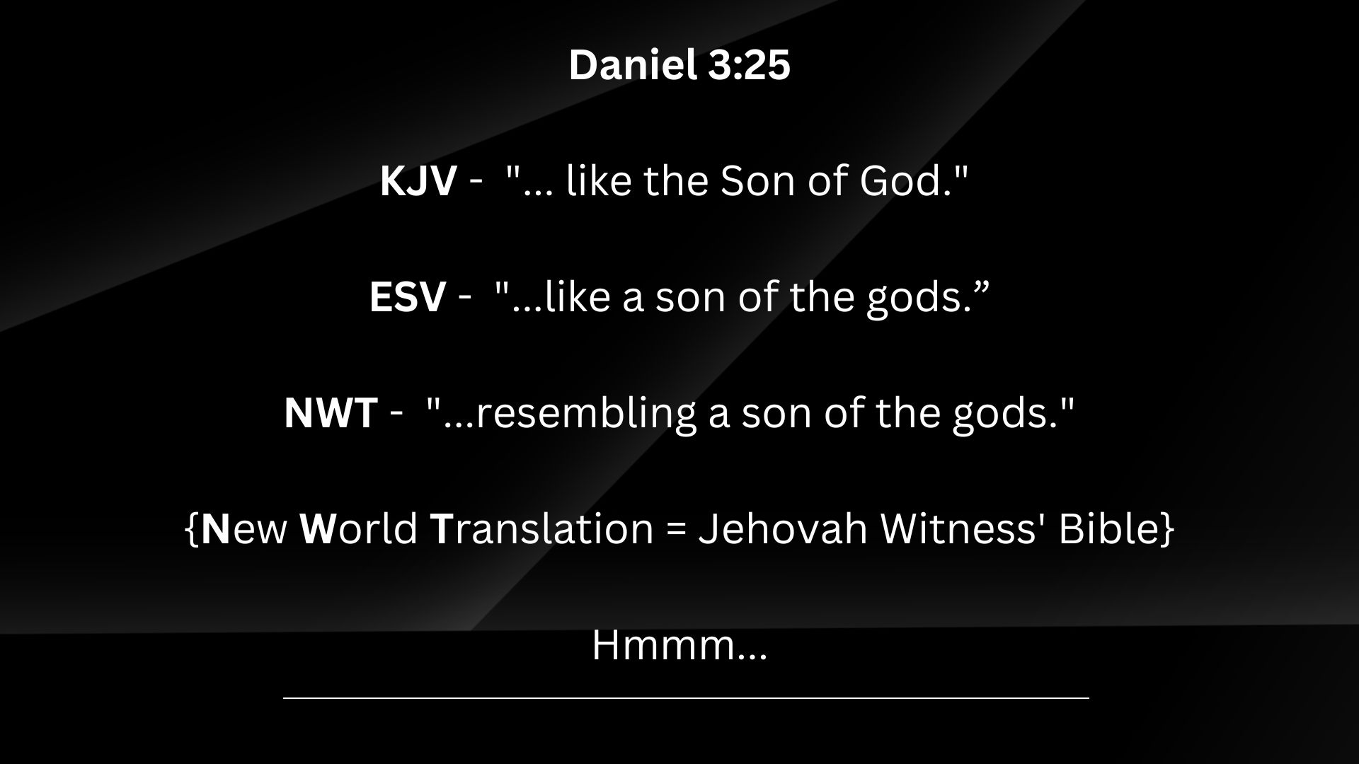 Why the KJV?